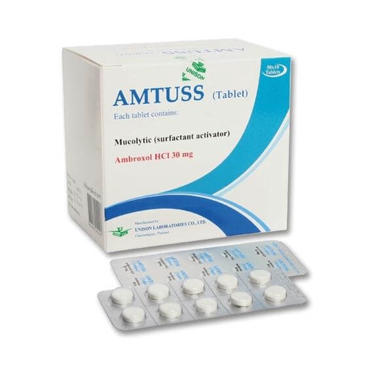 AMTUSS TABLET 30MG [FOR REDUCES PHLEGM] 10S | Shopee Malaysia