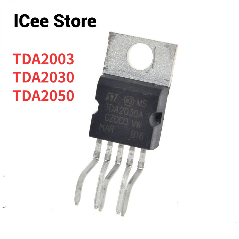 10Pcs Original ST TDA2030 TDA2003 TDA2050 TDA2030A TDA2003A TDA2030A TDA2050A Audio Amplifier ...
