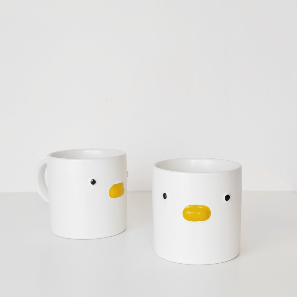 HICCUP Duck Cute Mug Ins korean style ceramic mug aesthetic mug ...