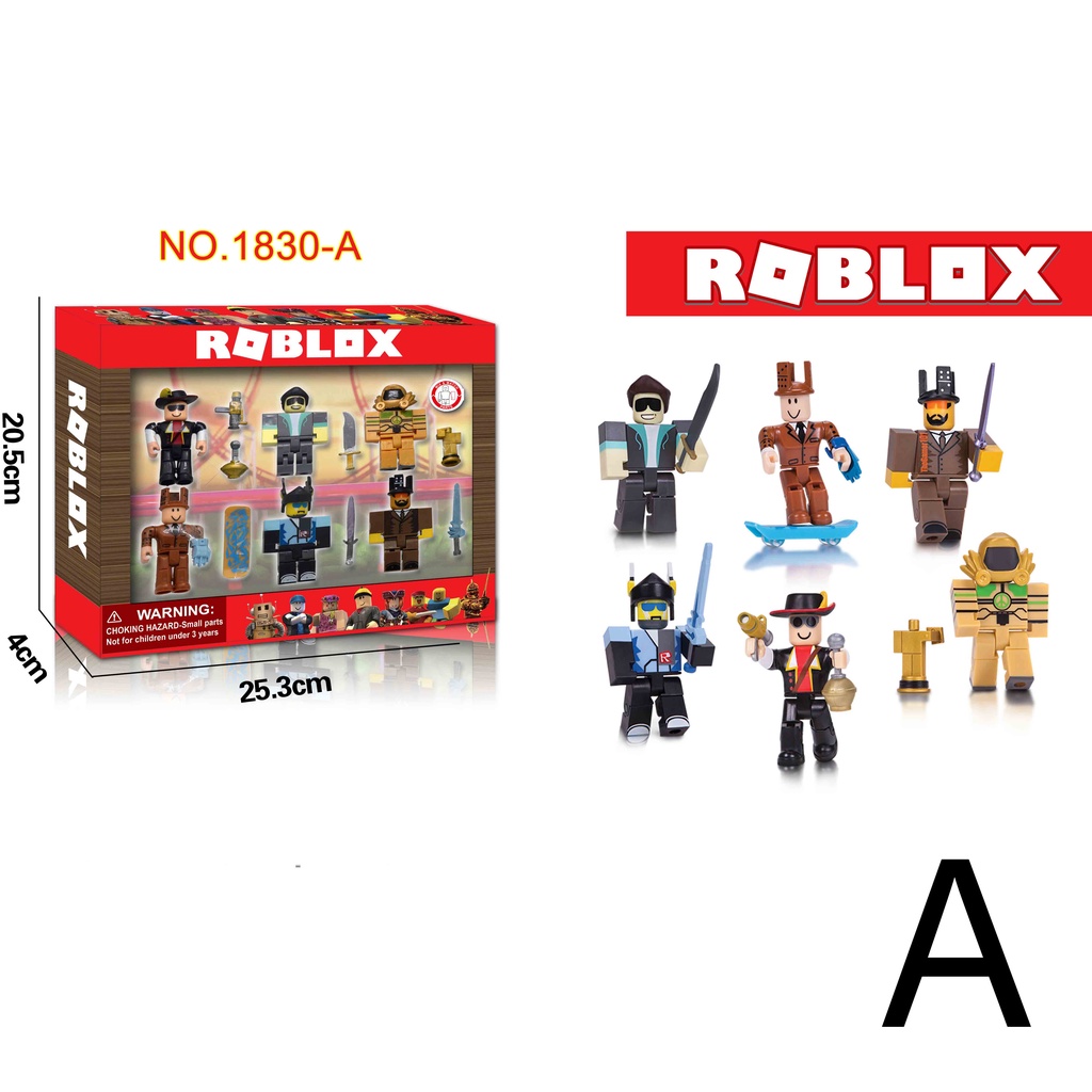 ROBLOX Virtual World Game Puppet Building Block Doll Figure Toy ...