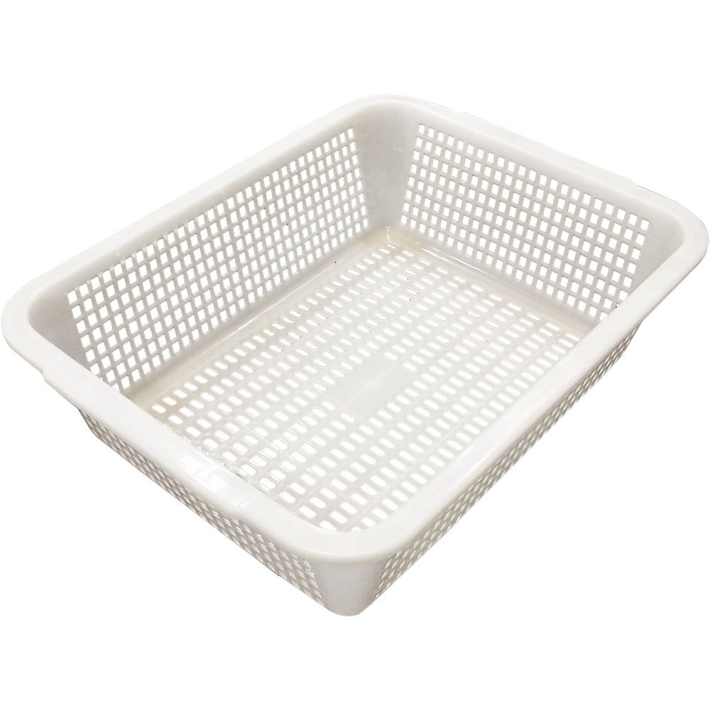 Plastic Frame Long Square Sieve Supermarket Snack Hollow Storage Basket ...