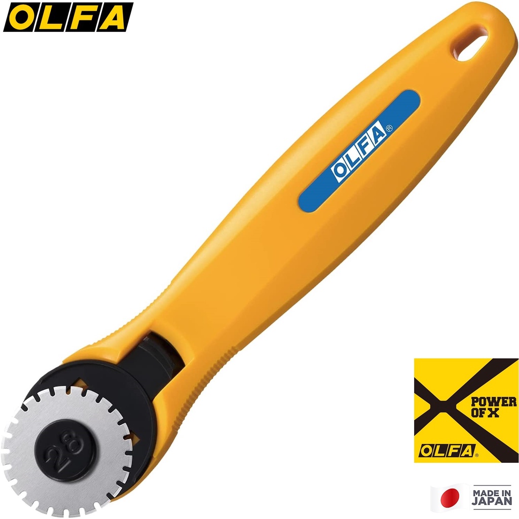 OLFA PRC-3/C (235B) 28mm Perforated Rotary Cutter Made In Japan 日本製 | Shopee Malaysia