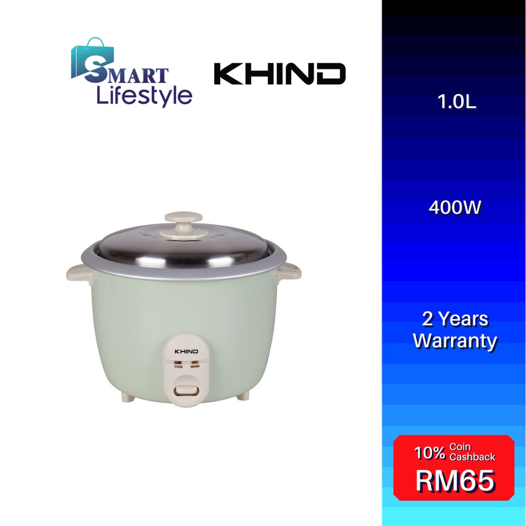 Khind 1.0L Electric Rice Cooker RC710 (Green)/ (Purple) | Shopee Malaysia