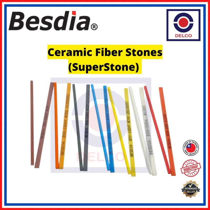 BESDIA Taiwan Ceramic fiber stones super stone 纤维油石 | Shopee Malaysia