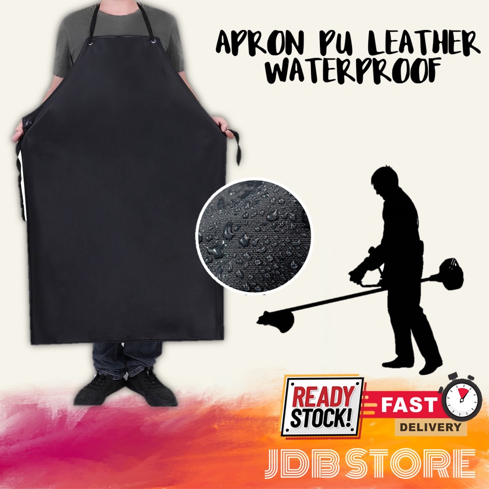 (READY STOCK)APRON POTONG RUMPUT TEBAL PVC KALIS AIR WATERPROOF ...