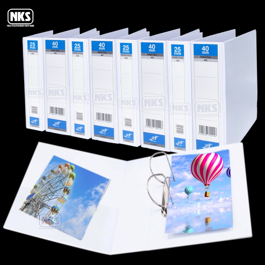 A5 PVC 2D RING FILE (25MM / 40MM) | Shopee Malaysia