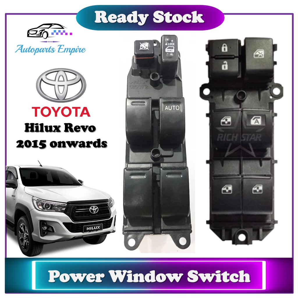 Toyota Hilux Revo 】 Main Power Window Switch / Suis Tingkap ( 2015 ...
