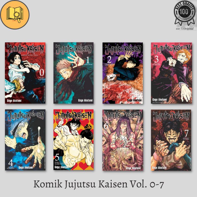 Jujutsu KAISEN Comic VOL 0-7 - Gege Akutami | Shopee Malaysia