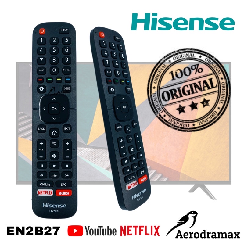 HISENSE EN2B27 SMART TV REMOTE CONTROL (ORIGINAL) | Shopee Malaysia
