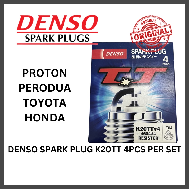 DENSO Spark Plug Nickel K20TT Proton Kancil Kembara Waja Wira Perdana ...