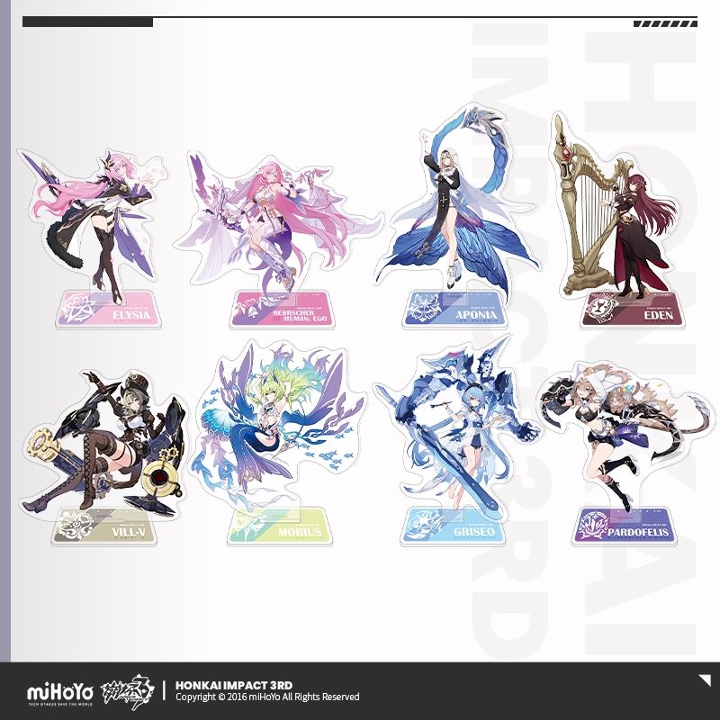 Mihoyo honkai impact 3 acrylic stand elysia eden herrscher of human ...