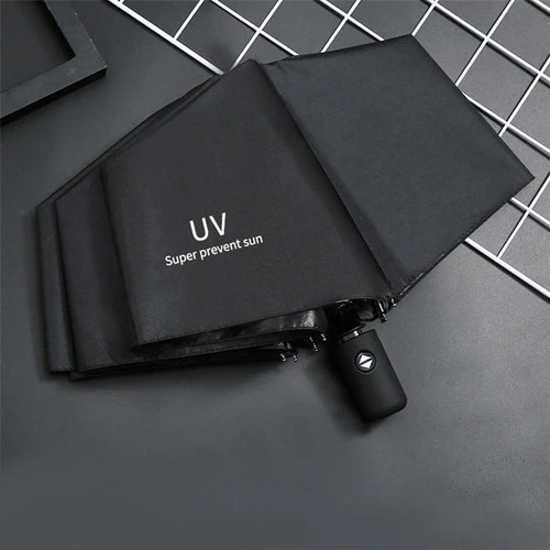 UPF 50+ UV Protection Fully Automatic Umbrella Anti UV Super Prevent Sun 8 Ribs 1 Touch Open ...