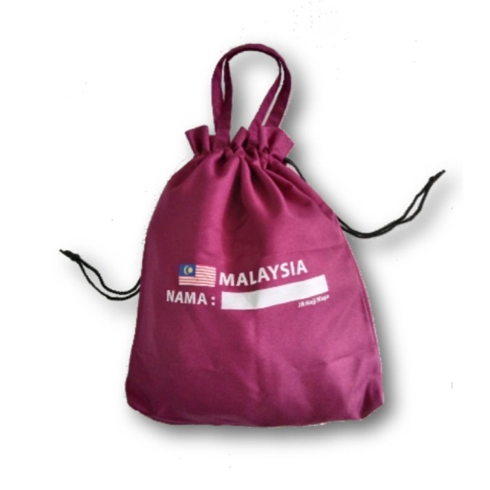 Beg Kasut Uncang Kasut (Big Size) Umrah Haji Bendera Malaysia | Shopee ...