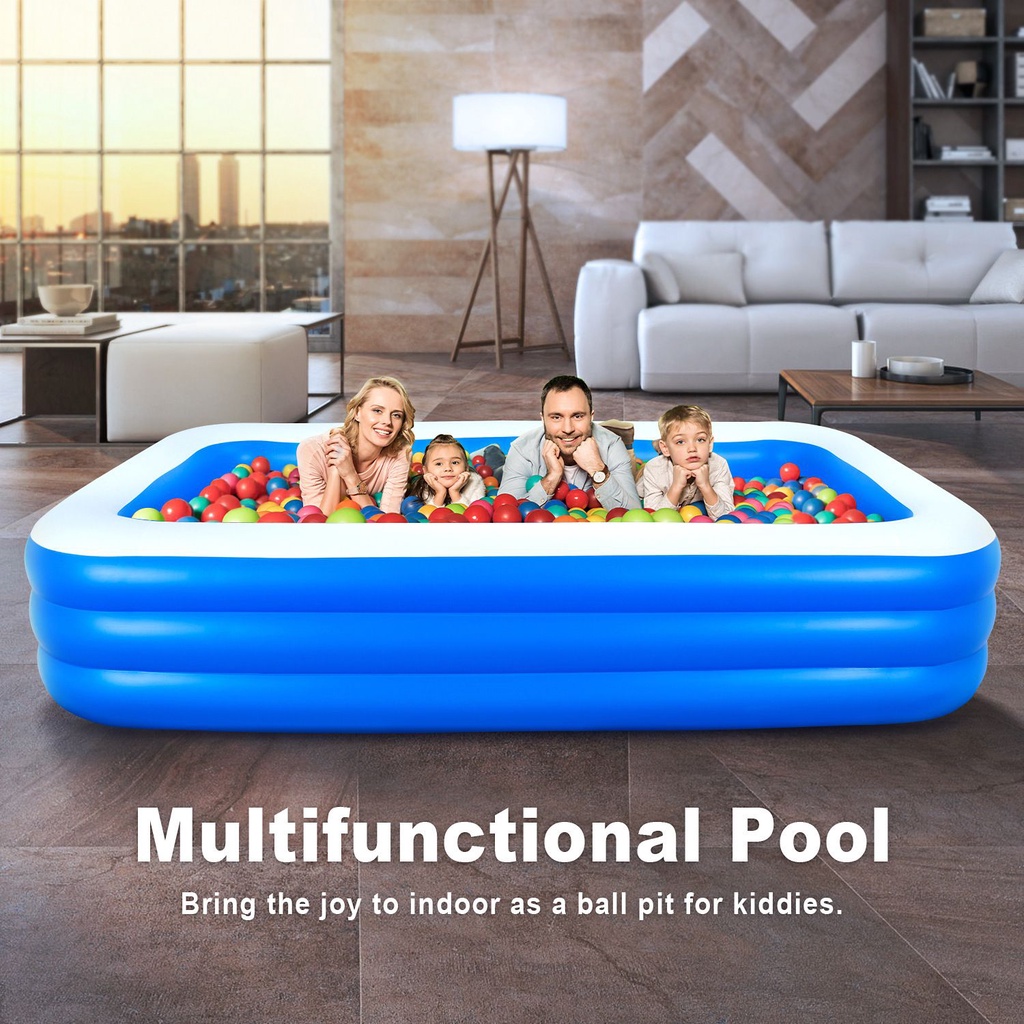 Inflatable Swimming Pool Kids Swim Pool Indoor Outdoor | Shopee Malaysia