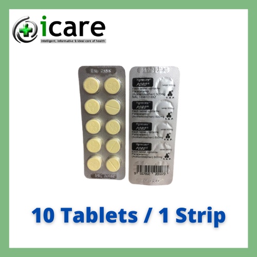 PORO 500MG (PARACETAMOL) TABLETS 10'S ( 1 STRIP ) EXP DATE : 06/2025 ...
