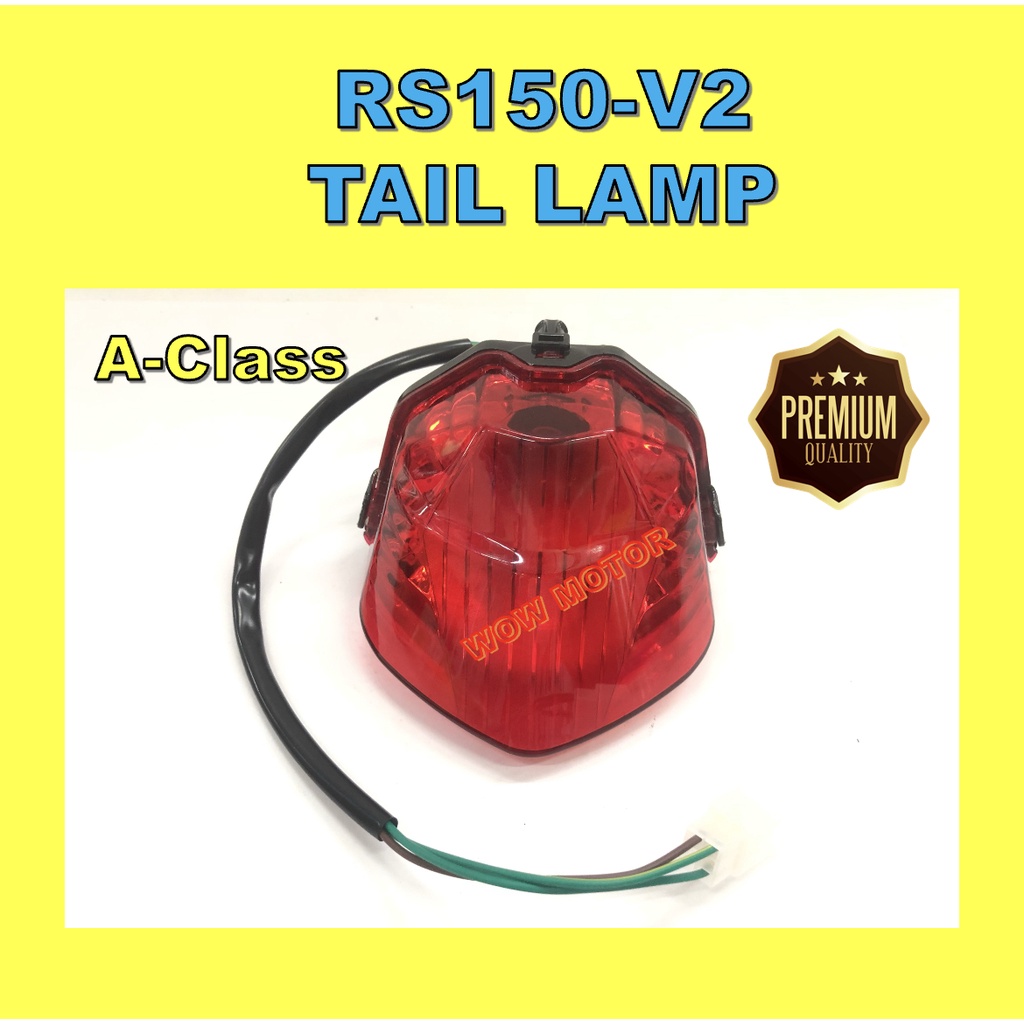 RS150-V2 TAIL LIGHT SET RS150 V2 TAIL LAMP ASSY STD RS150V2 TAIL BACK ...