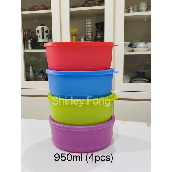 Tupperware Summer Fresh Round Small (4) 950ml | Shopee Malaysia