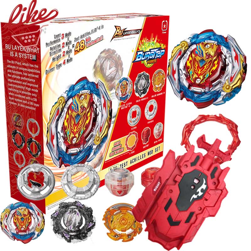 Laike Beyblade Burst B-201 Zest Achilles Customize Set Spinning Top ...