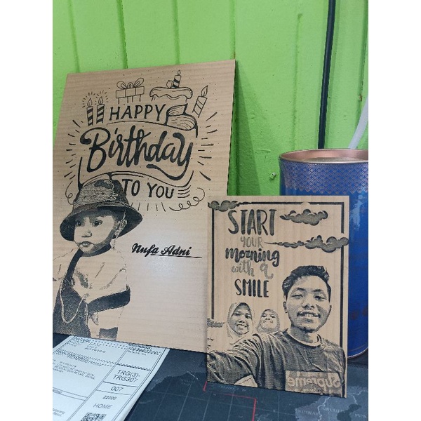 Photo ukiran laser playwood | Shopee Malaysia
