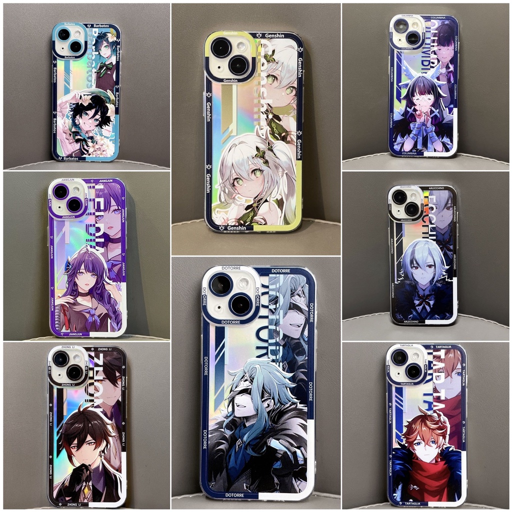 Genshin Impact Phone Case Nahida Gods Fatui Harbingers Tartaglia Childe ...
