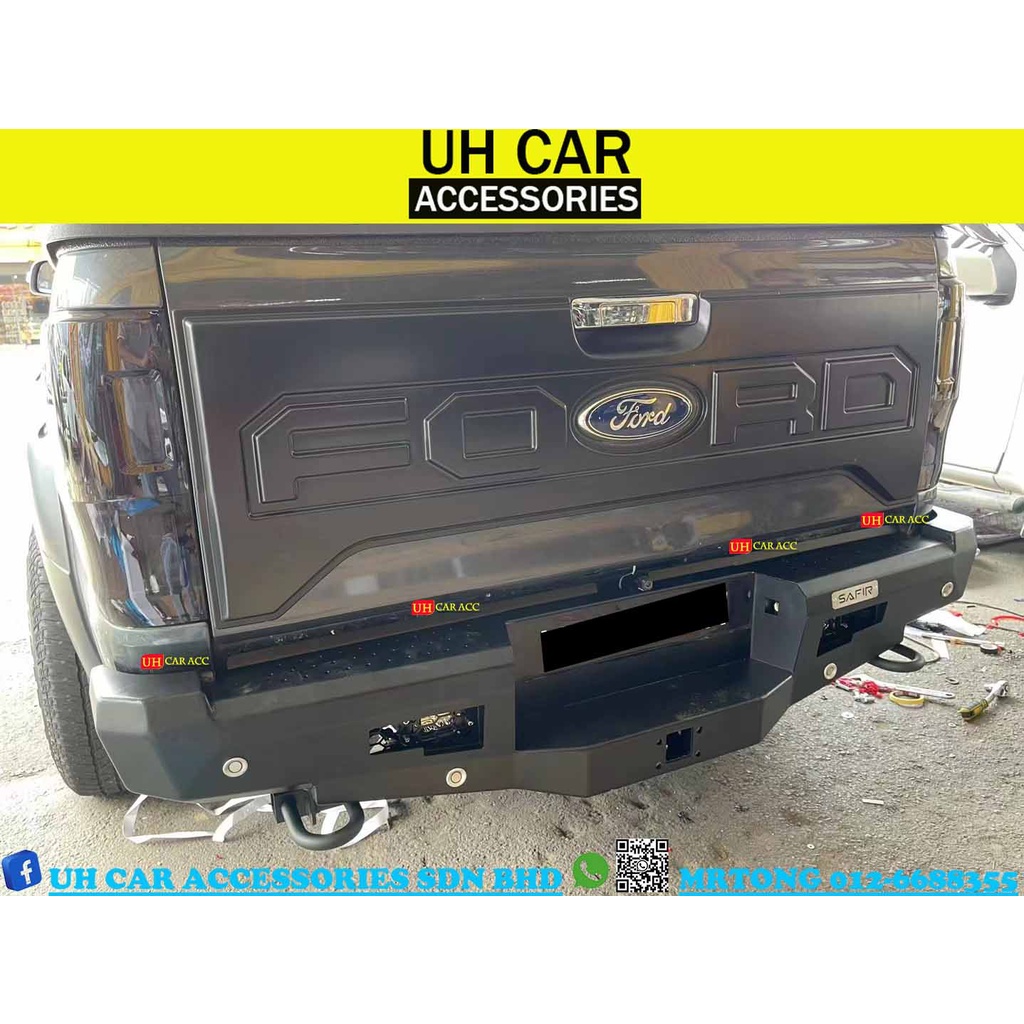FORD RANGER T6 T7 T8 SAFIR R5 REAR BUMPER BULL BAR | Shopee Malaysia