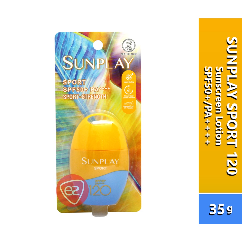 Sunplay Sport 120 Sunscreen SPF50+ PA+++ For Face & Body ( UV Body Mist 165ml / Cream 80g / 30g ...