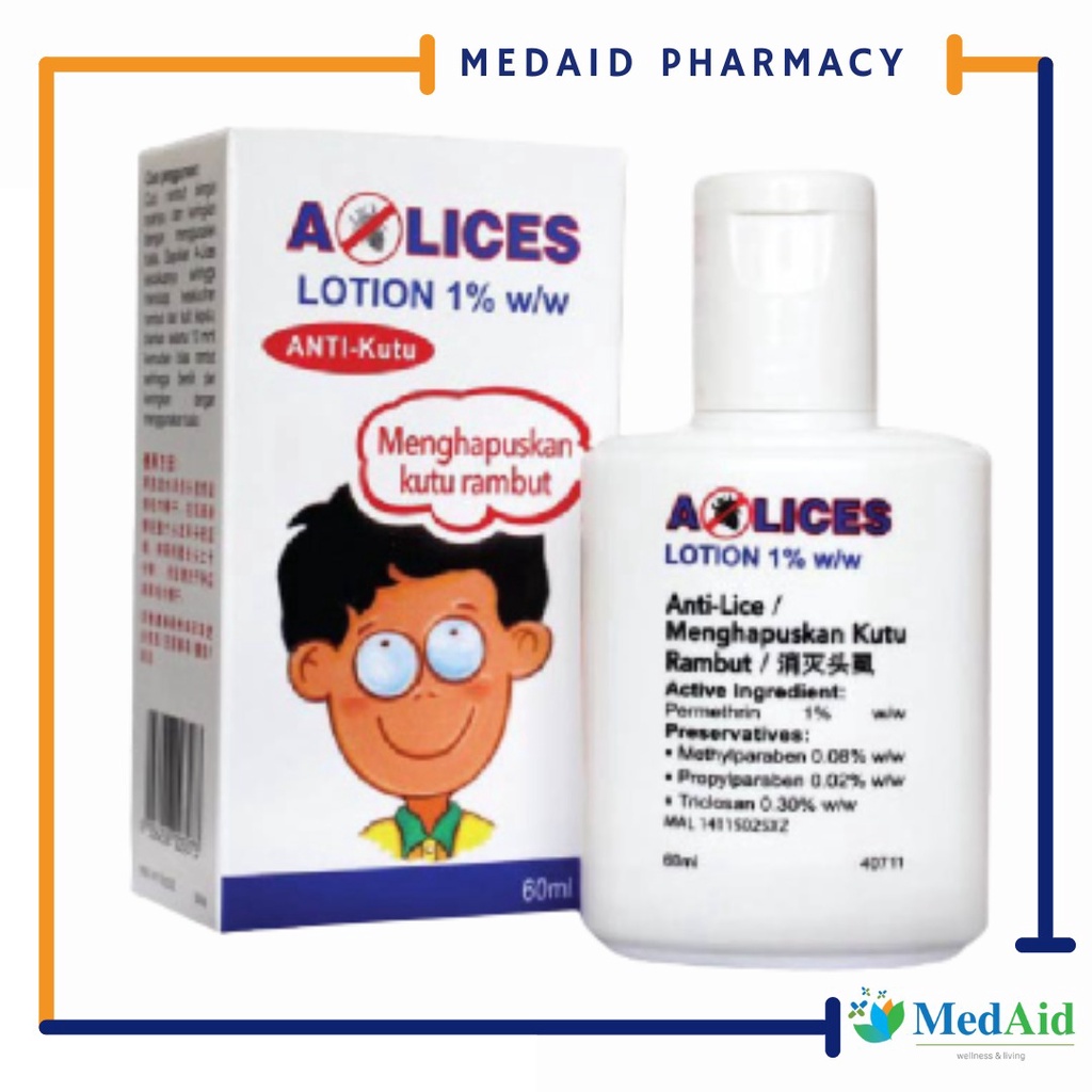 Alices Lotion 1% w/w 60ml | Shopee Malaysia