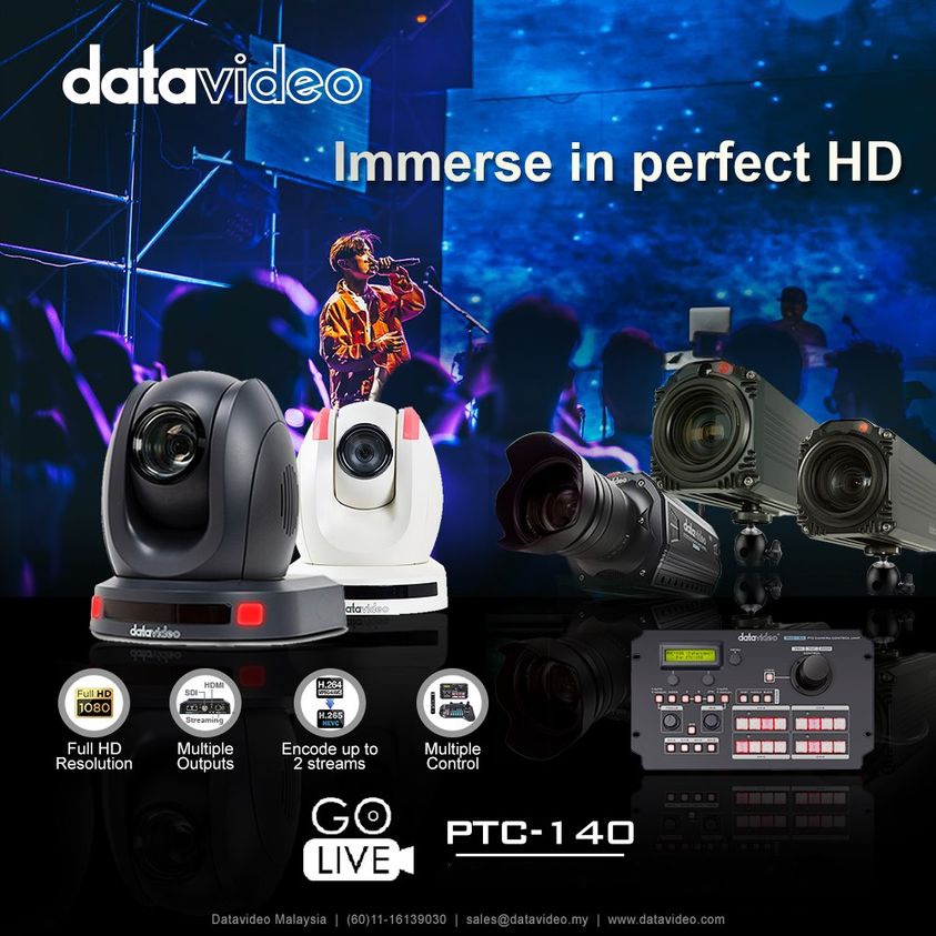 DATAVIDEO PTC-140 HD PTZ Camera | Shopee Malaysia