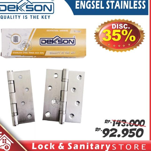 Hinge Eoe Dekkson DELUXE 4X3X2MM 2BB SSS Door Window Hinges | Shopee ...