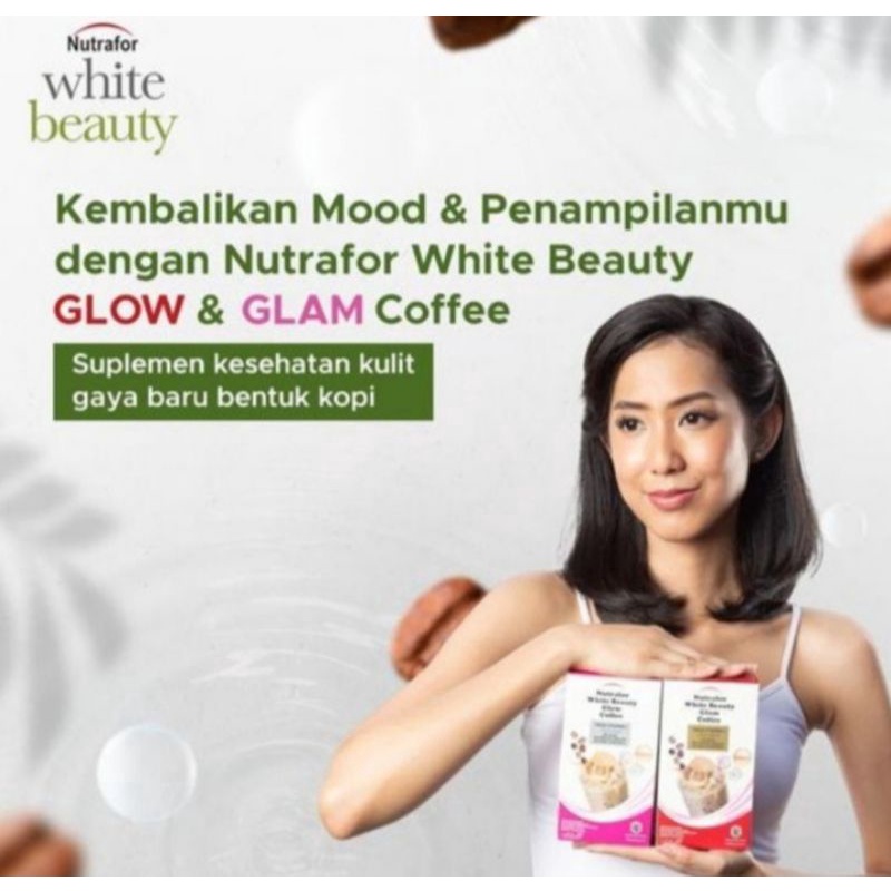 Nutrafor White Beauty Coffee Box contains 5 sachets | Shopee Malaysia