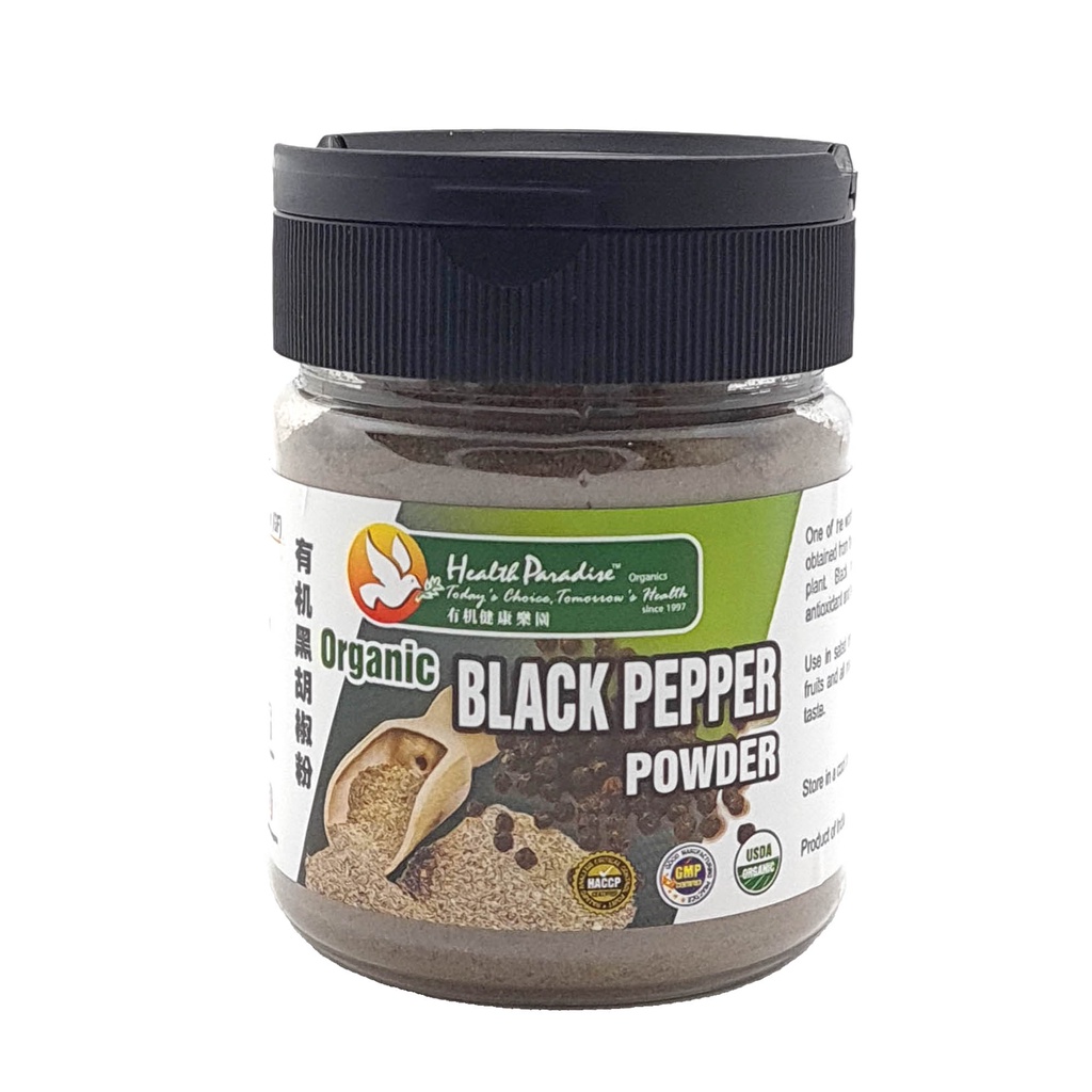 Health Paradise Organic Black Pepper Powder 80g | Shopee Malaysia