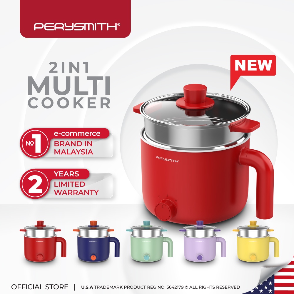 PerySmith 2in1 Multi Cooker Signature Series BQ160 | Shopee Malaysia