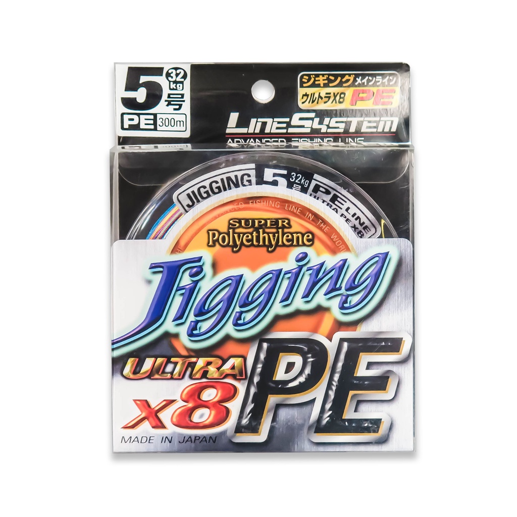 LINESYSTEM fishing line JIGGING ULTRA PE X8 300m BRAIDED LINE MADE IN ...