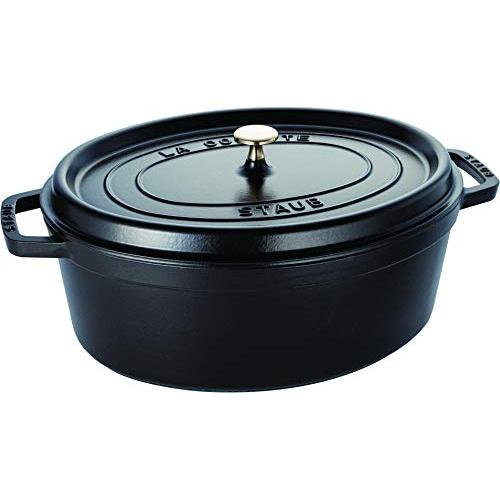 Staub 1003999 dust Pico Cocotte Oval black 37cm large both hands ...