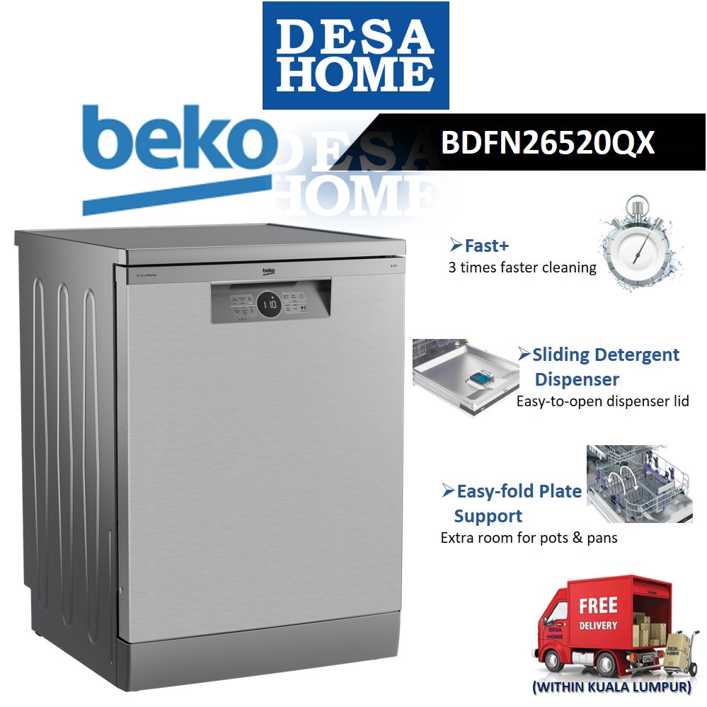 BEKO Freestanding Dishwasher BDFN26520QX | Shopee Malaysia