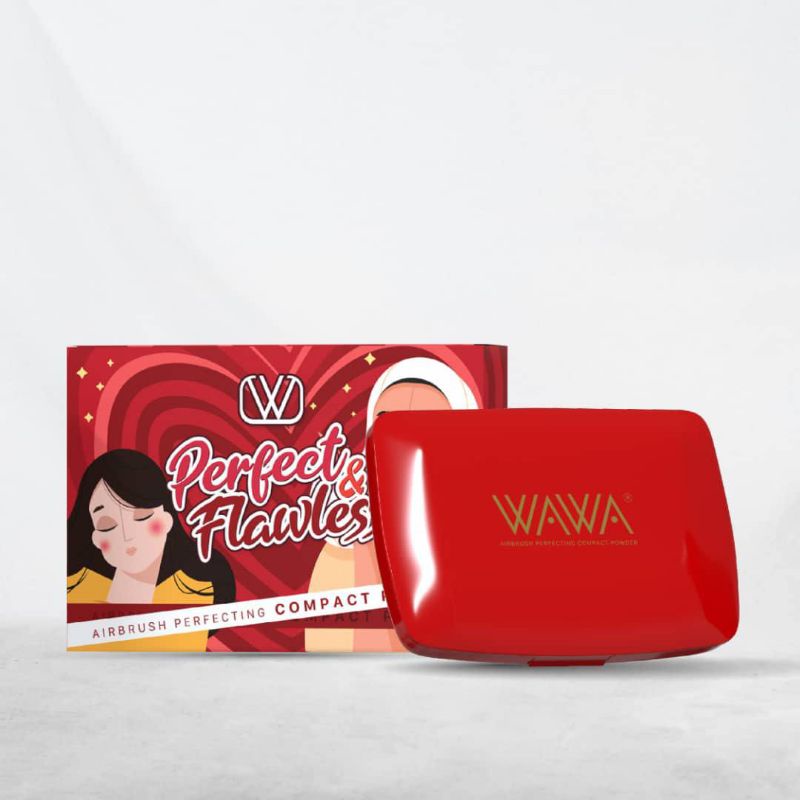 🔥WAWA COMPACT POWDER NEW FORMULATION 🔥 | Shopee Malaysia