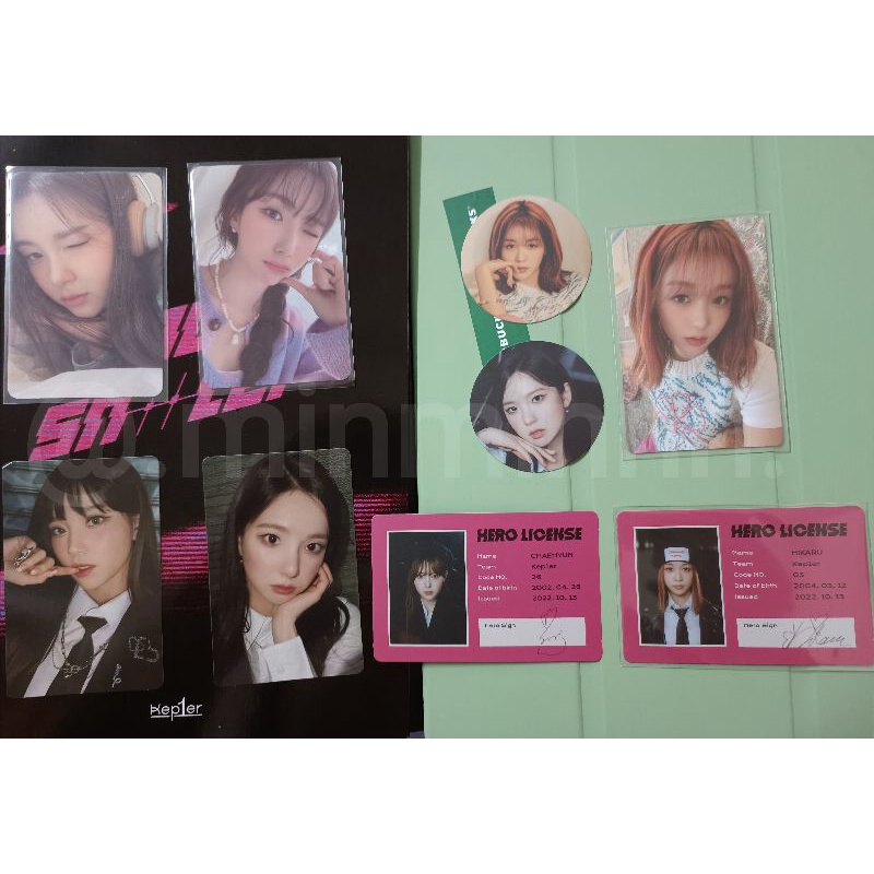 Kep1er TROUBLESHOOTER Photocard Dayeon Youngeun Synnara POB Yujin Xiaoting Hikaru PC Chaehyun ...