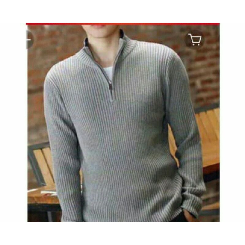 Premium Chest Zipper Men's Knitted SWEATER / MEN'S KNITTED / KNITTED ...