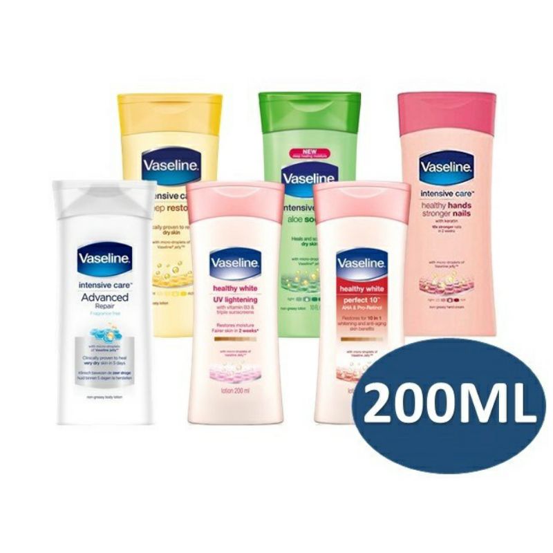 VASELINE/HEALTHY BRIGHT/HEALTHY WHITE/LOTION/LOSYEN 200ML/LOTION BODY ...