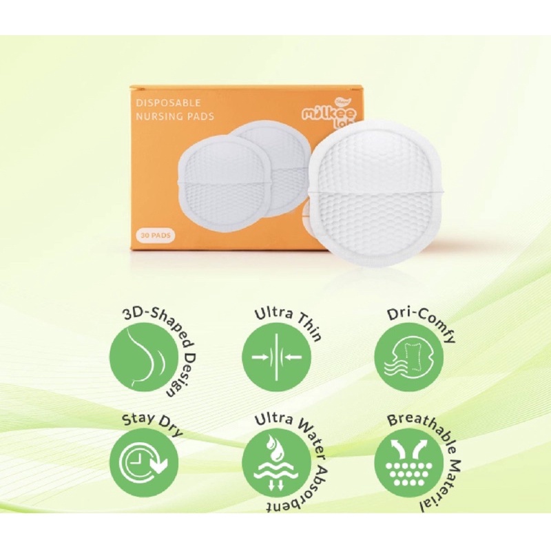 Milkee Lab Disposable Nursing Pads | Shopee Malaysia