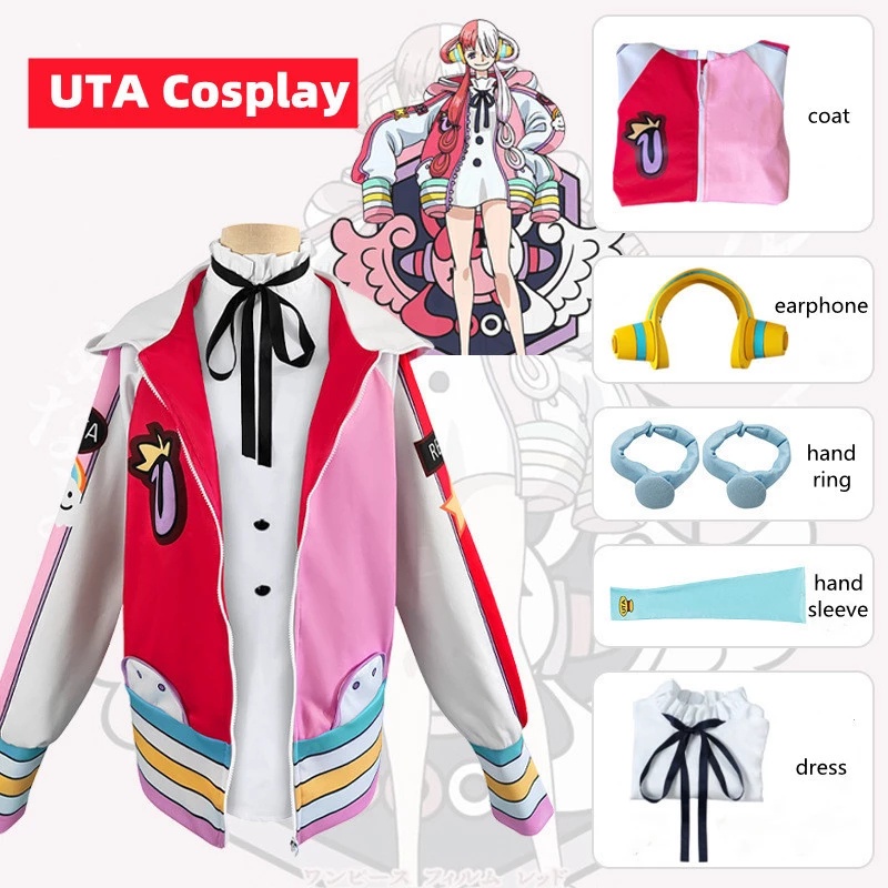 Anime One Piece Film RED UTA Cosplay Costumes Cosplay Clothes Halloween ...