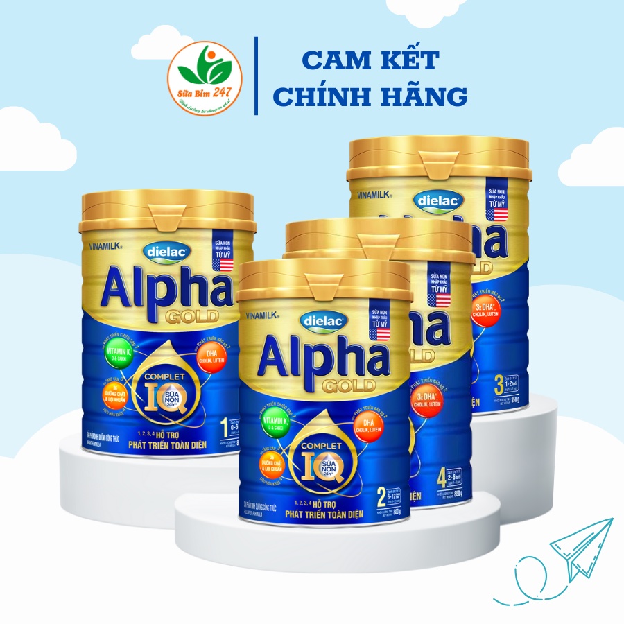 Vinamilk Dielac Alpha Gold Powder Milk Powder 1,2,3,4 800g (Date New) | Shopee Malaysia