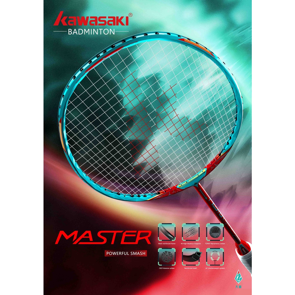 Kawasaki Master 900 (3U & 4U) Special Gift Box 5 Stars Badminton ...