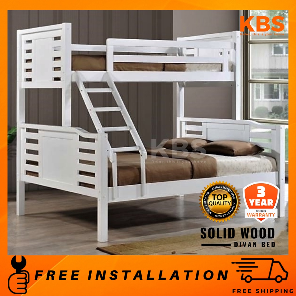 (FREE Installation+Shipping) KBS Mifflinville FULL SOLIDWOOD Bulk Bed ...