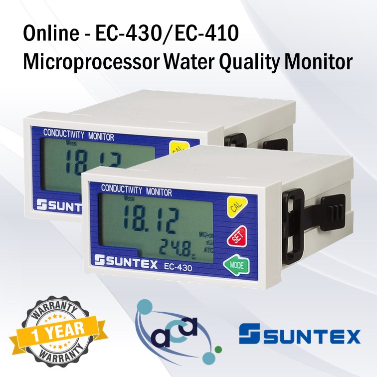 Suntex Water💦 Conductivity Resistivity Meter EC-430/EC-410 ...