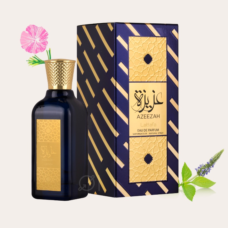 Azeezah Perfume Eau de Parfum Original Minyak Wangi Arab By Lattafa ...