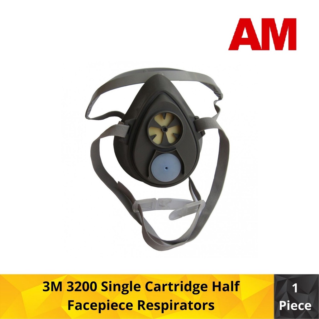 3M 3200 Single Cartridge Half Facepiece Respirators | Shopee Malaysia