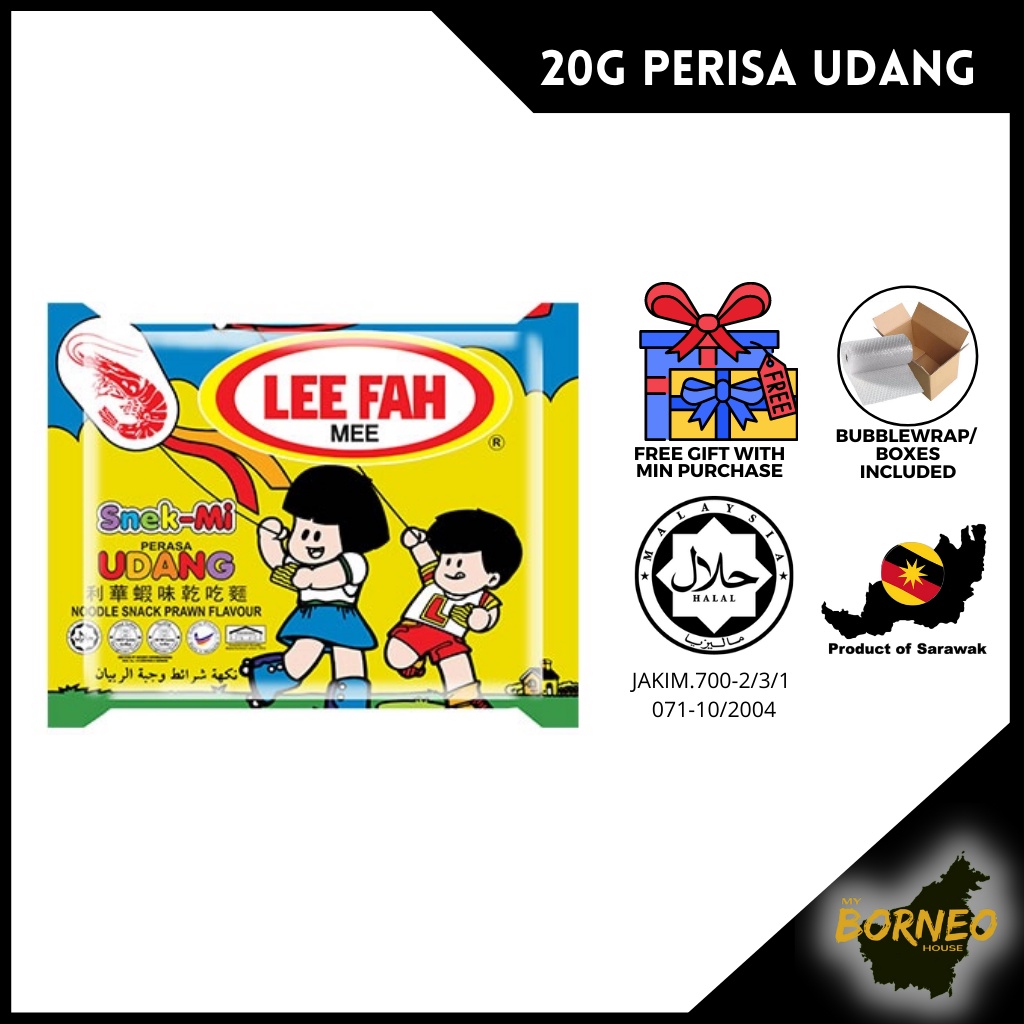 [READY STOCK] Keropok Snek Mi Lee Fah Snacks / Mi Crackers / 利华 - Lee ...