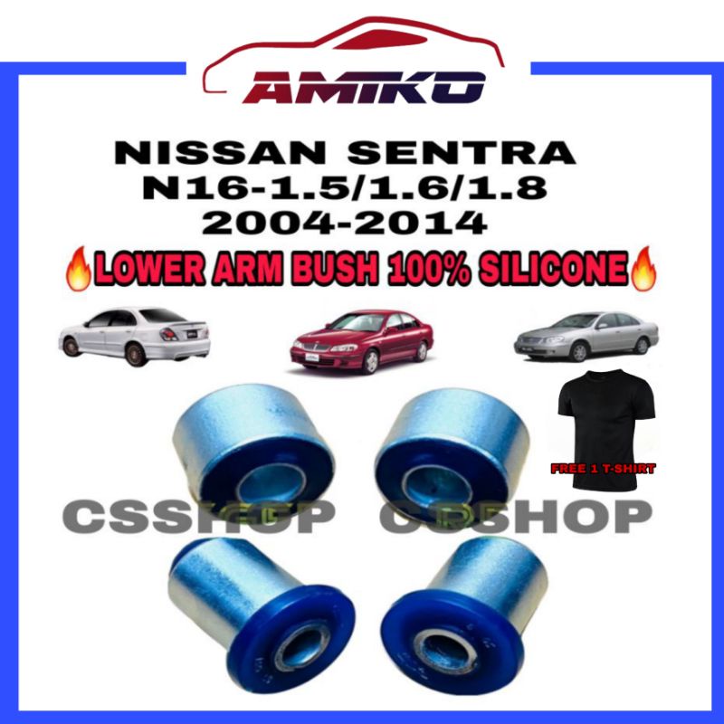 EL SILICONE FULL BUSH NISSAN SENTRA N16 1.5 / 1.6 / 1.8 2004-2014 ...