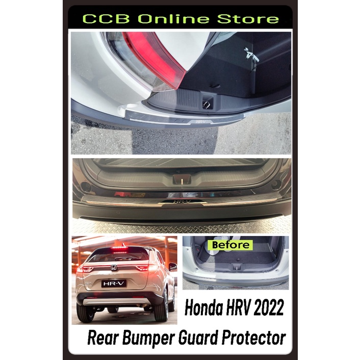 Honda HRV 2022yr - 2024yr ABS Rear 3D Bumper Guard Protector | Shopee ...